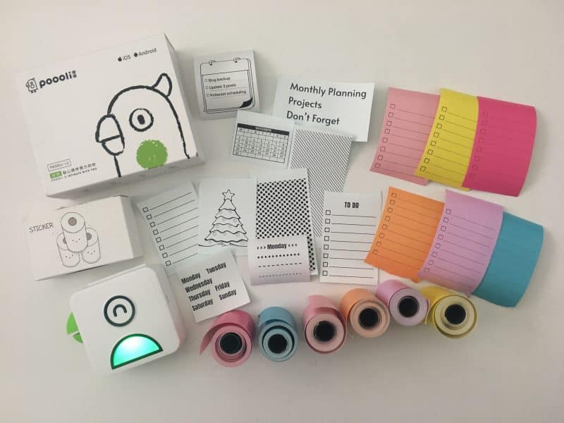 How to use the Poooliprint Inkless Pocket Printer for Planning and ...