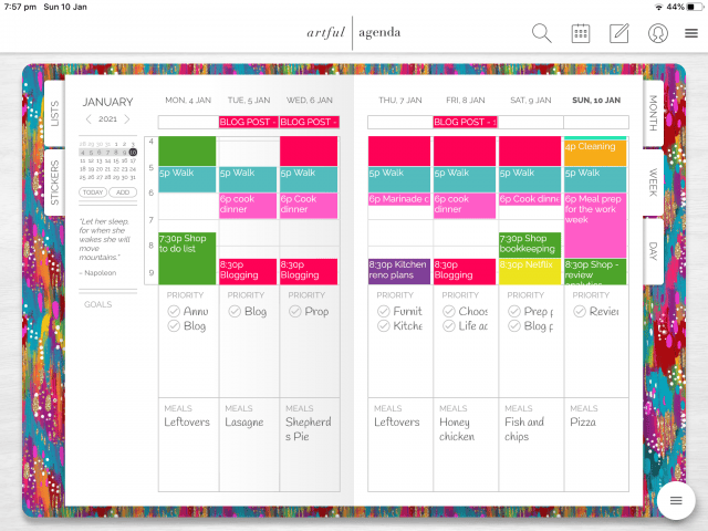 Artful Agenda Digital Planner review – All About Planners