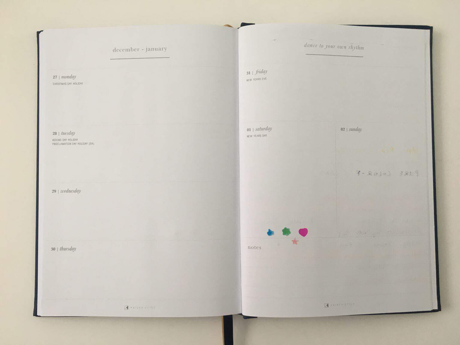Kaisercraft weekly planner review (Australian planner) – All About Planners