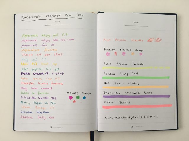 Kaisercraft weekly planner review (Australian planner) – All About Planners