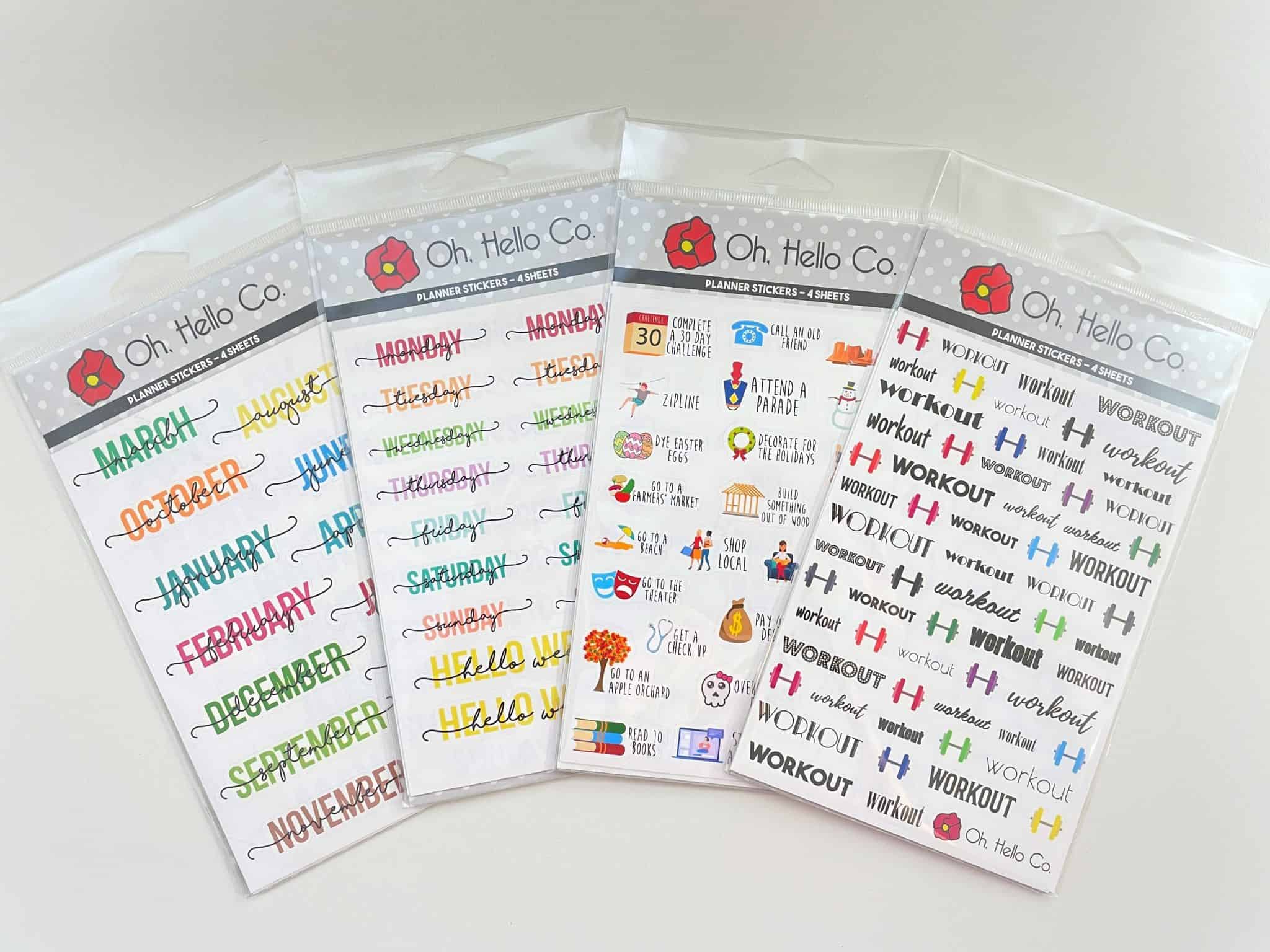 Which planner stickers are right for you? – All About Planners