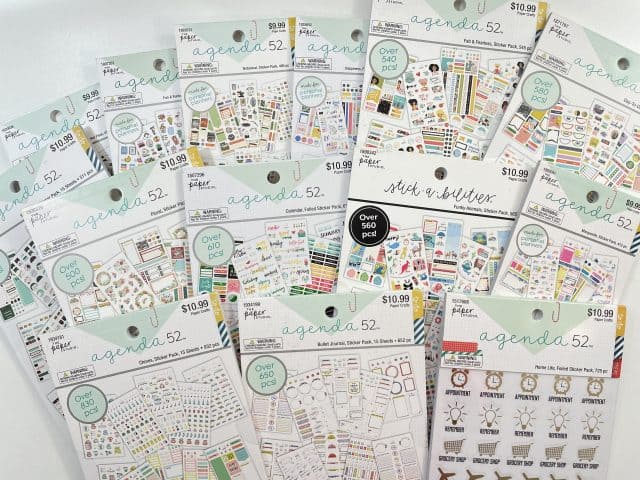 Favorite brands with functional sticker books for planning and bullet ...