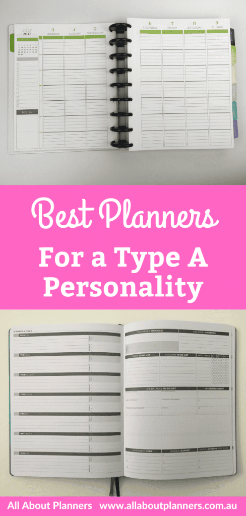 Best weekly planners for a Type A personality – All About Planners