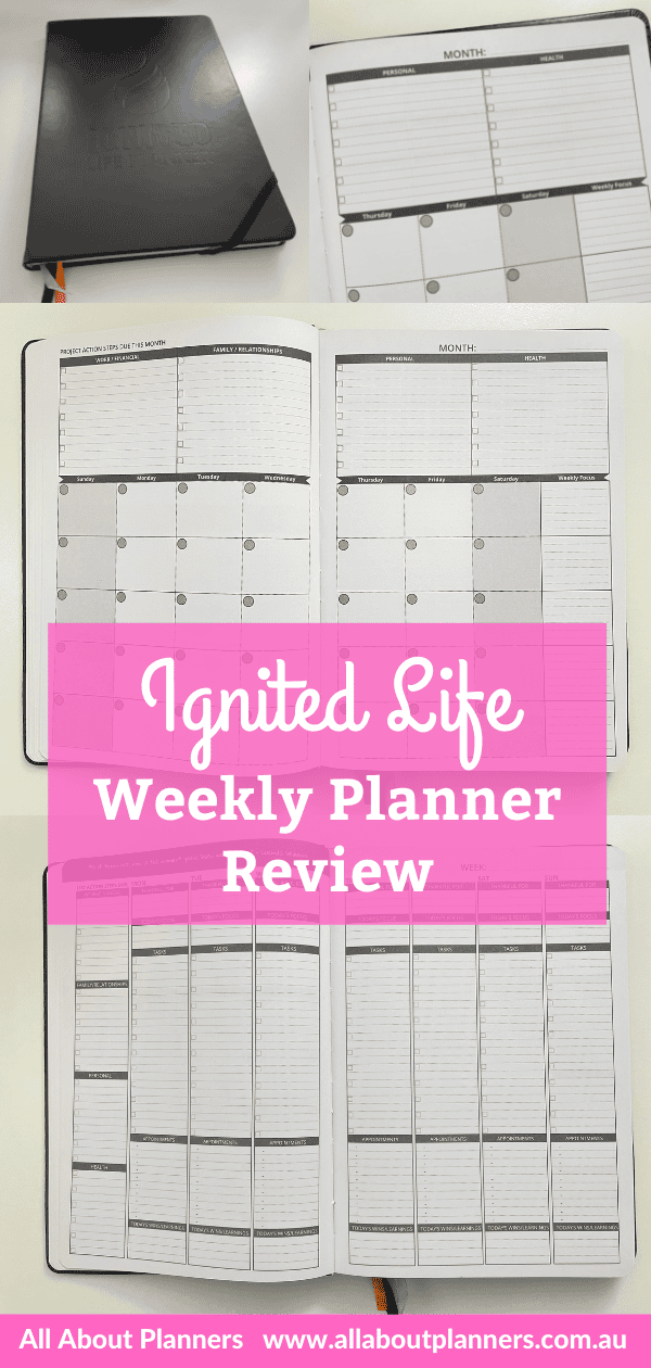 Ignited Life Planner Review – Goals, Weekly & Monthly Spreads (Undated ...