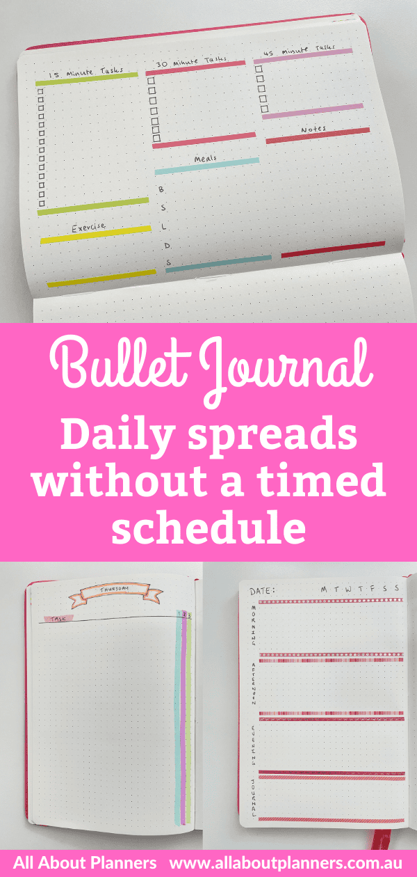 7 Daily planner layout ideas for your bullet journal that DON’T include ...