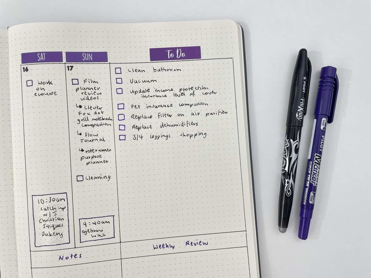 7 Bullet journal daily spreads to try this week – All About Planners