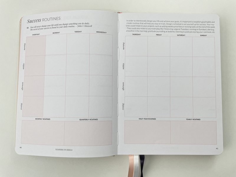 LH Agenda Planner Review (Career & Goals Weekly Planner) – All About ...