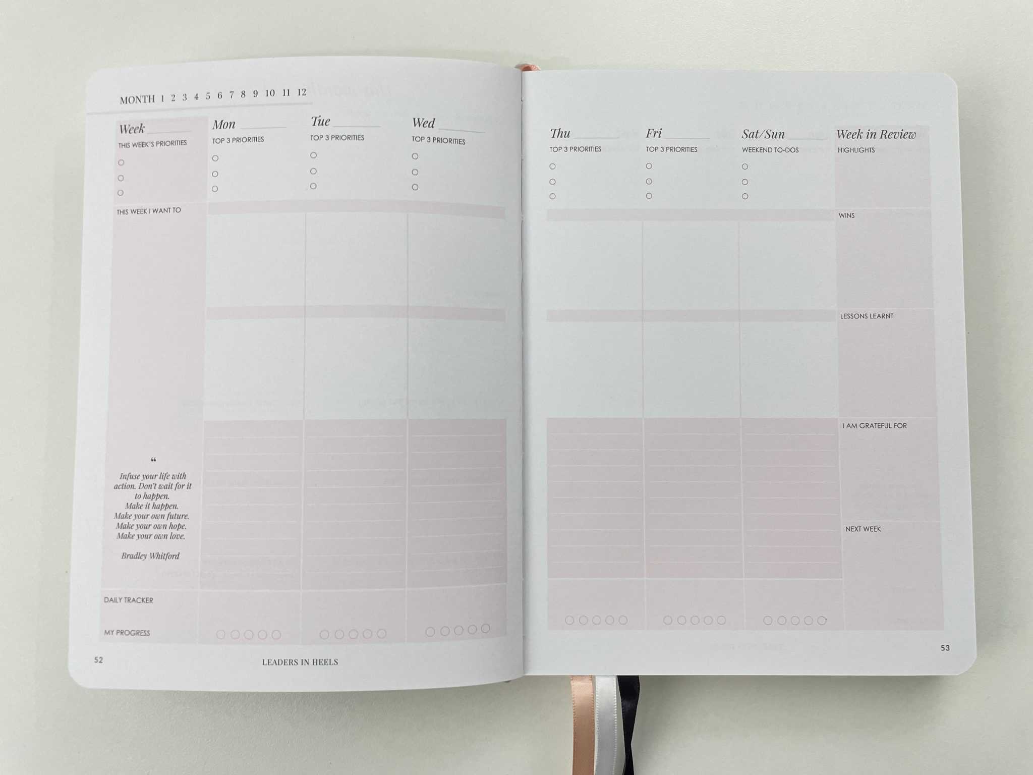 LH Agenda Planner Review (Career & Goals Weekly Planner) – All About ...
