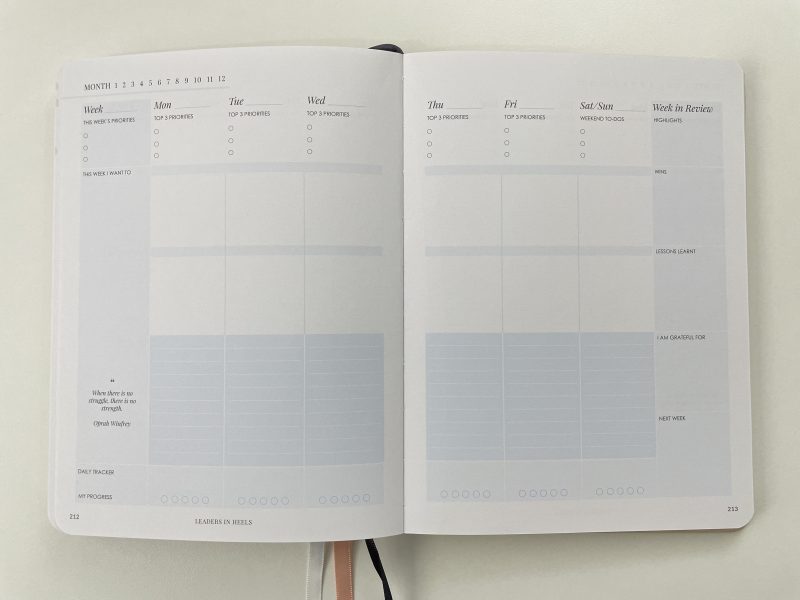 LH Agenda Planner Review (Career & Goals Weekly Planner) – All About ...