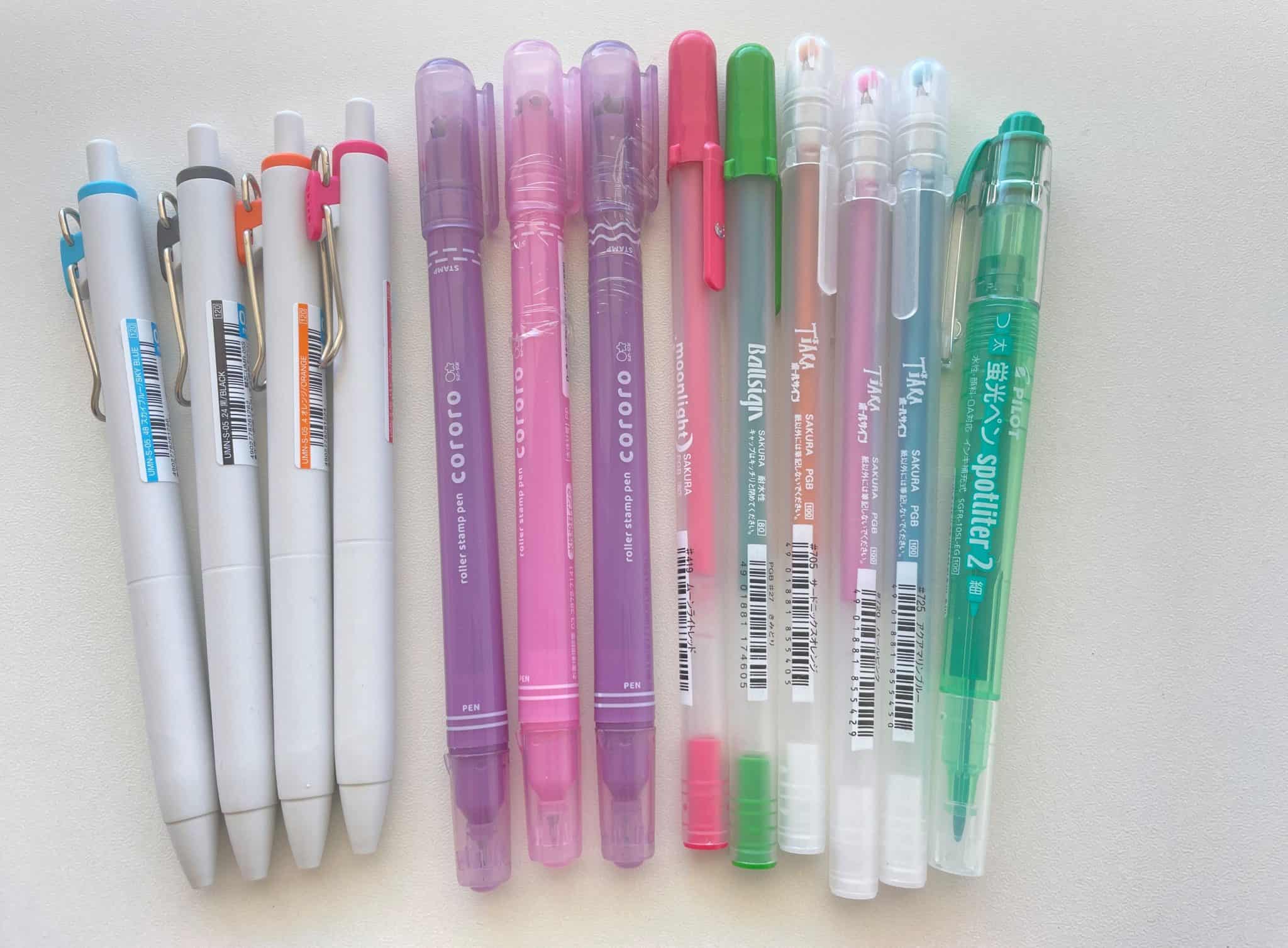 Japanese Stationery Haul (washi tapes, pens, stamps, highlighters ...