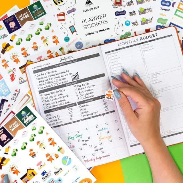 The best budgeting sticker books for your planner or bullet journal ...