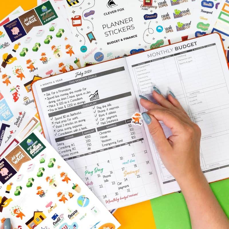 The best budgeting sticker books for your planner or bullet journal ...