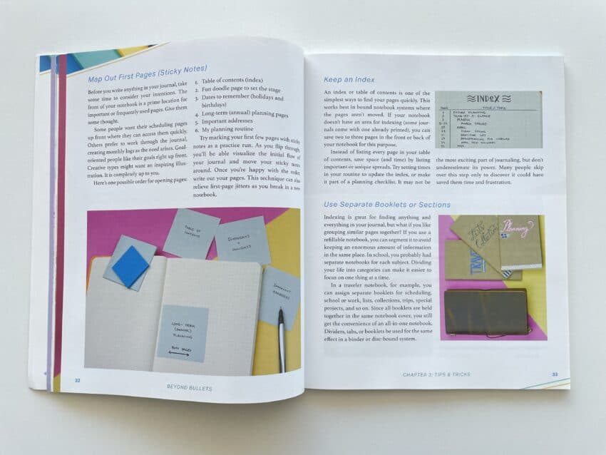 Beyond bullets book review (inspiration for bullet journal layouts ...