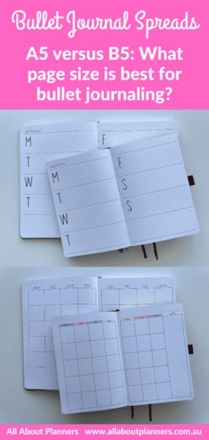 A5 versus B5: what page size is best for bullet journaling?