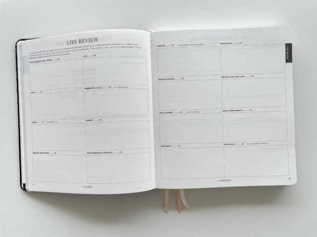 LH Agenda Planner Review (Goal Planner with horizontal plus notes ...