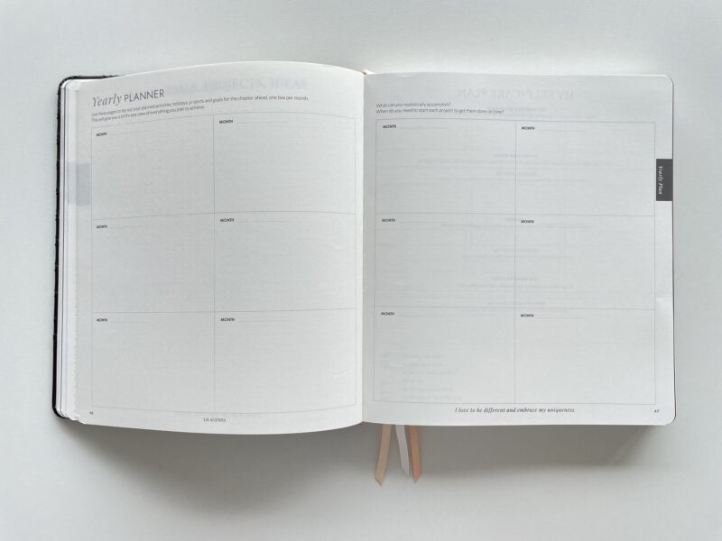 LH Agenda Planner Review (Goal Planner with horizontal plus notes ...