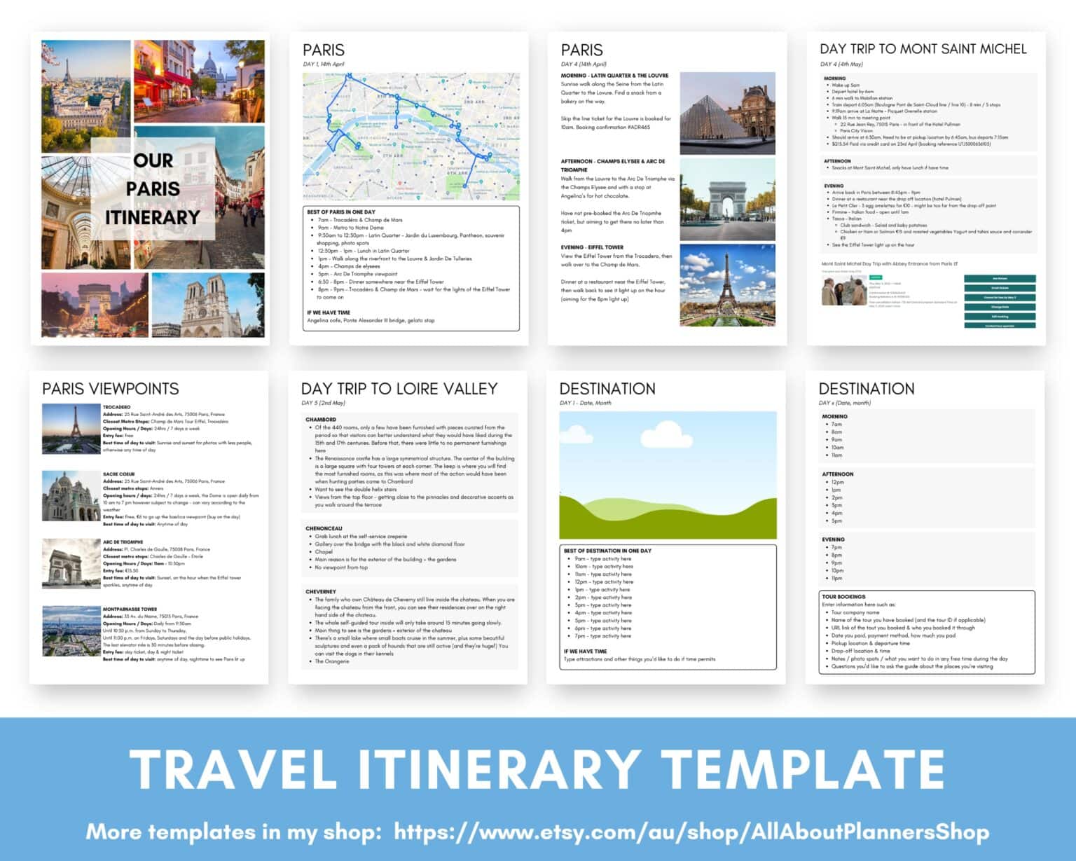How to use Canva to make a travel itinerary (is it better than Word and ...