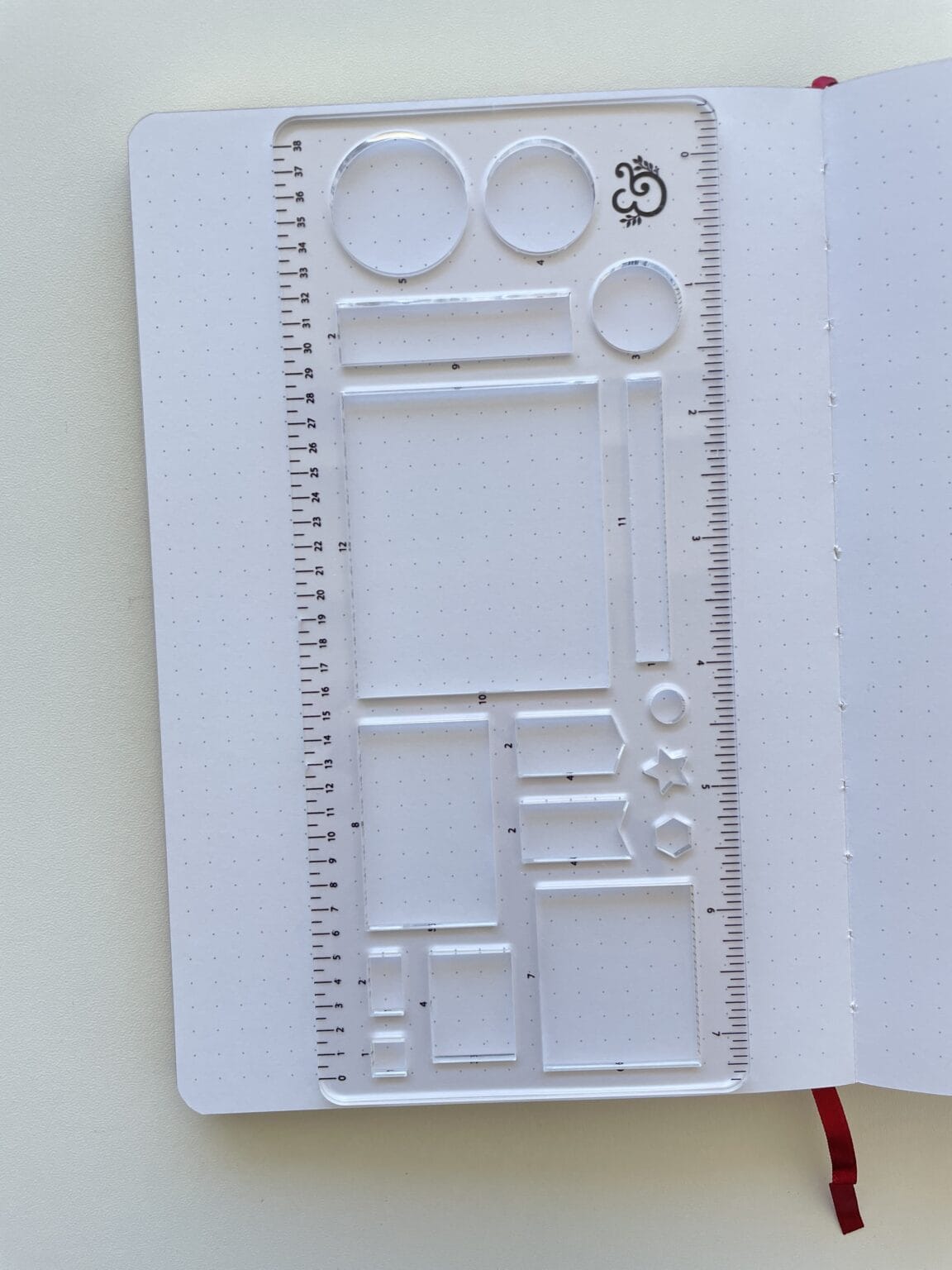 Archer and Olive Dot Grid Planner Stencil Review (including example ...