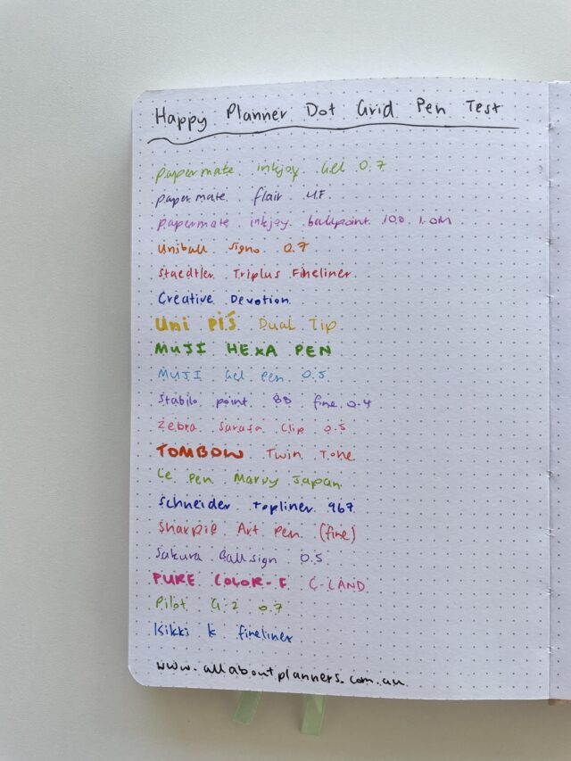 Happy Planner Sewn Bound Dot Grid Notebook Review – All About Planners
