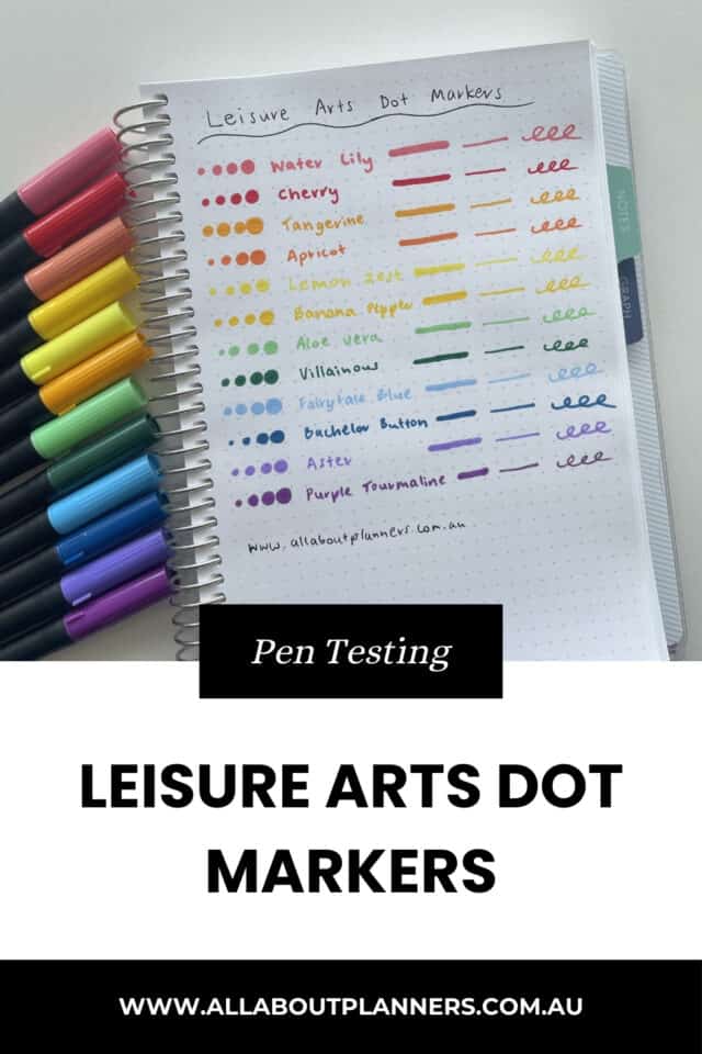 Review of the Leisure Arts Dot Art Markers (Dual Ended Dot and Fine ...
