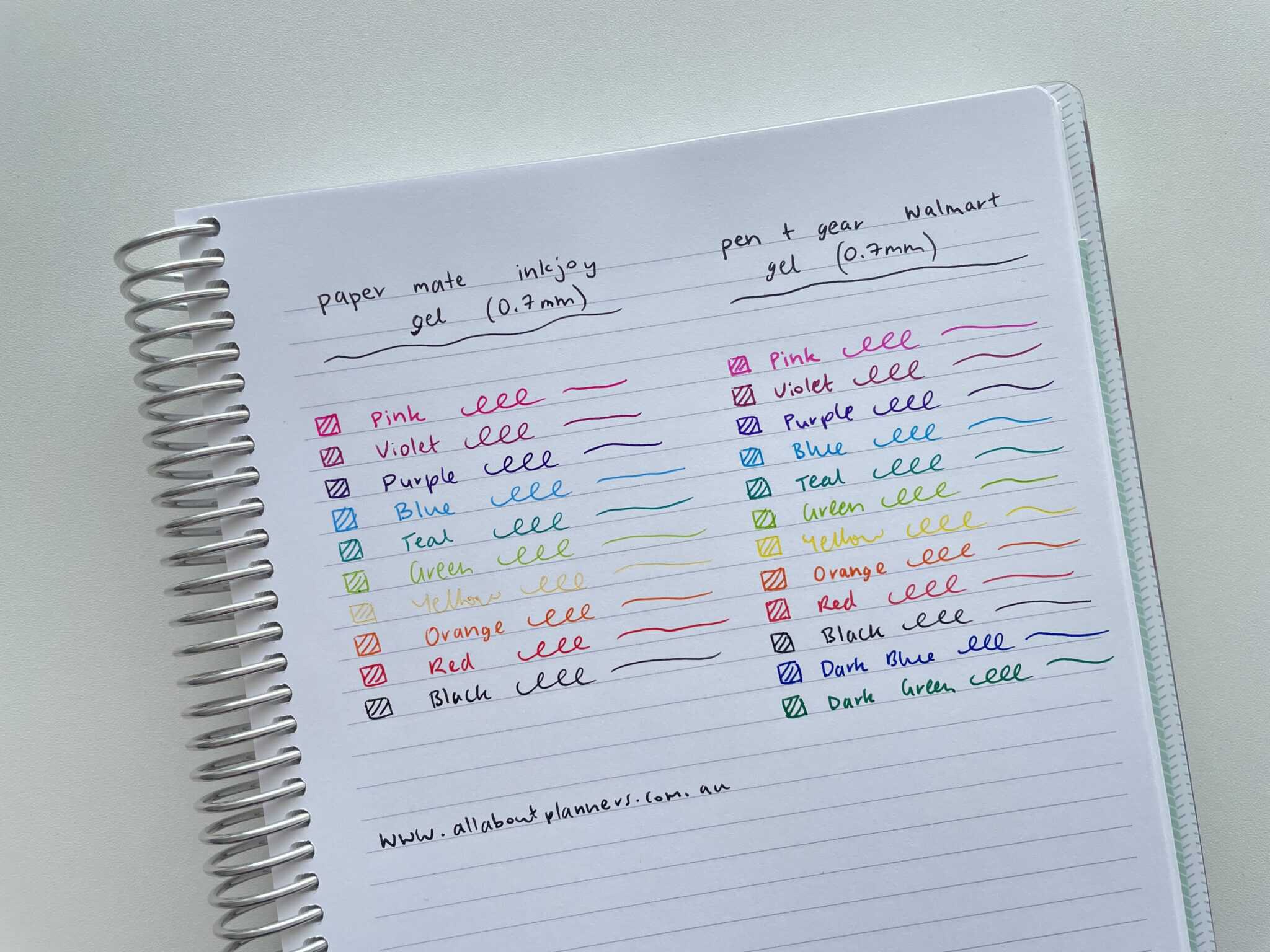 Pen + Gear Gel pens review and comparison to the Paper Mate Inkjoy Gel ...