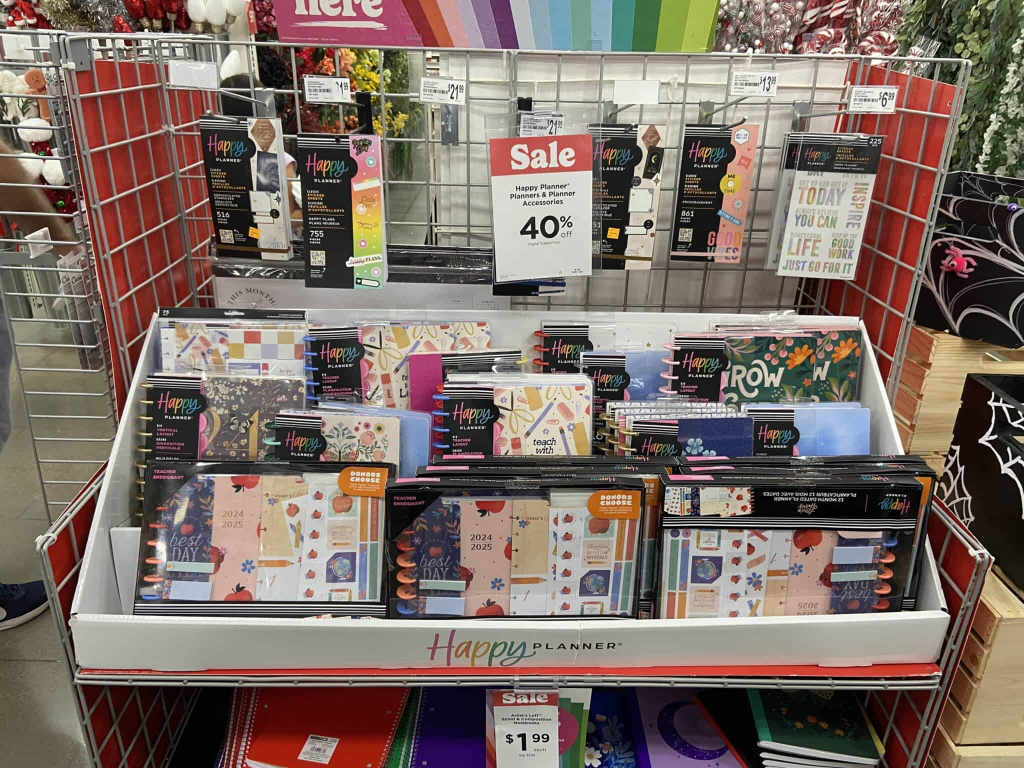 Planner Shopping in the USA (Michaels, Staples, Target, Walmart and ...