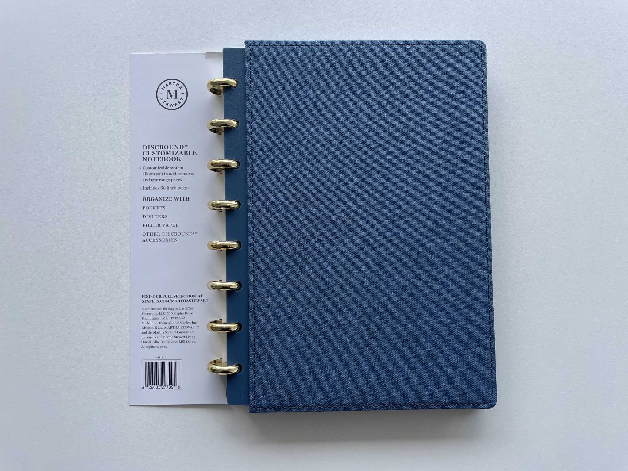 Review of the Martha Stewart Discbound notebook and planner inserts ...
