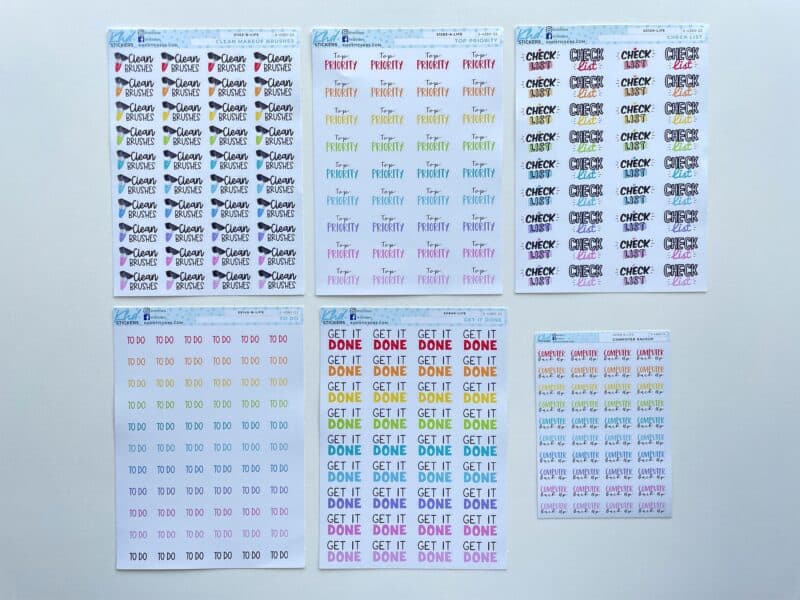 KHD Stickers review (Australian planner sticker shop with rainbow ...
