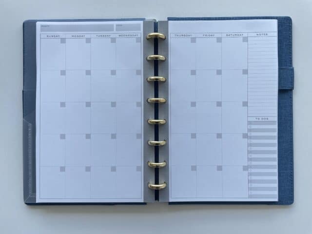 Review of the Martha Stewart Discbound notebook and planner inserts ...