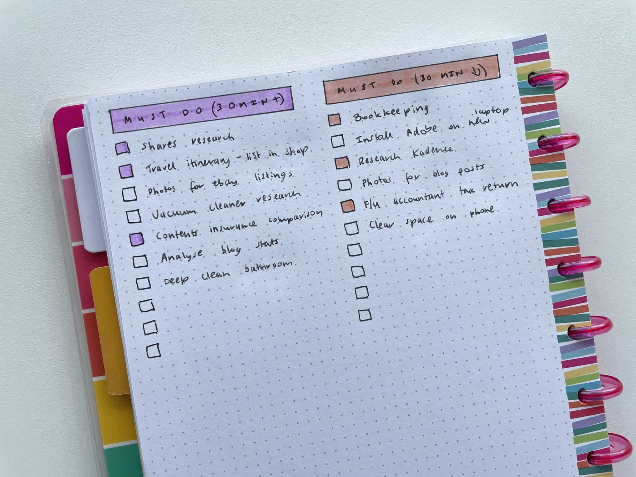 3 Simple checklists to use when you don’t have time for a weekly ...