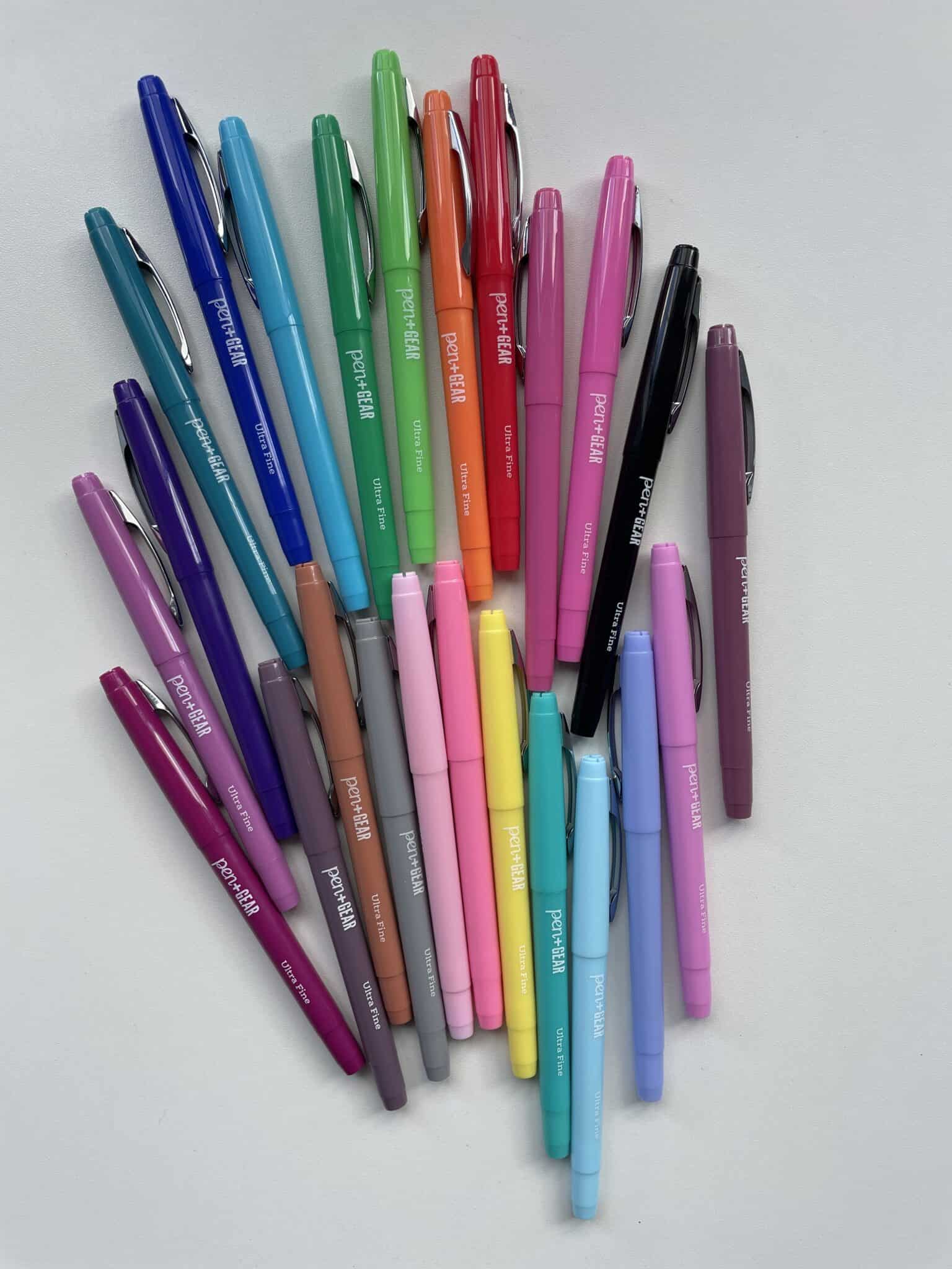 Paper Mate Flair Ultra Fineliner Pens versus Pen + Gear Felt Tip Pens ...