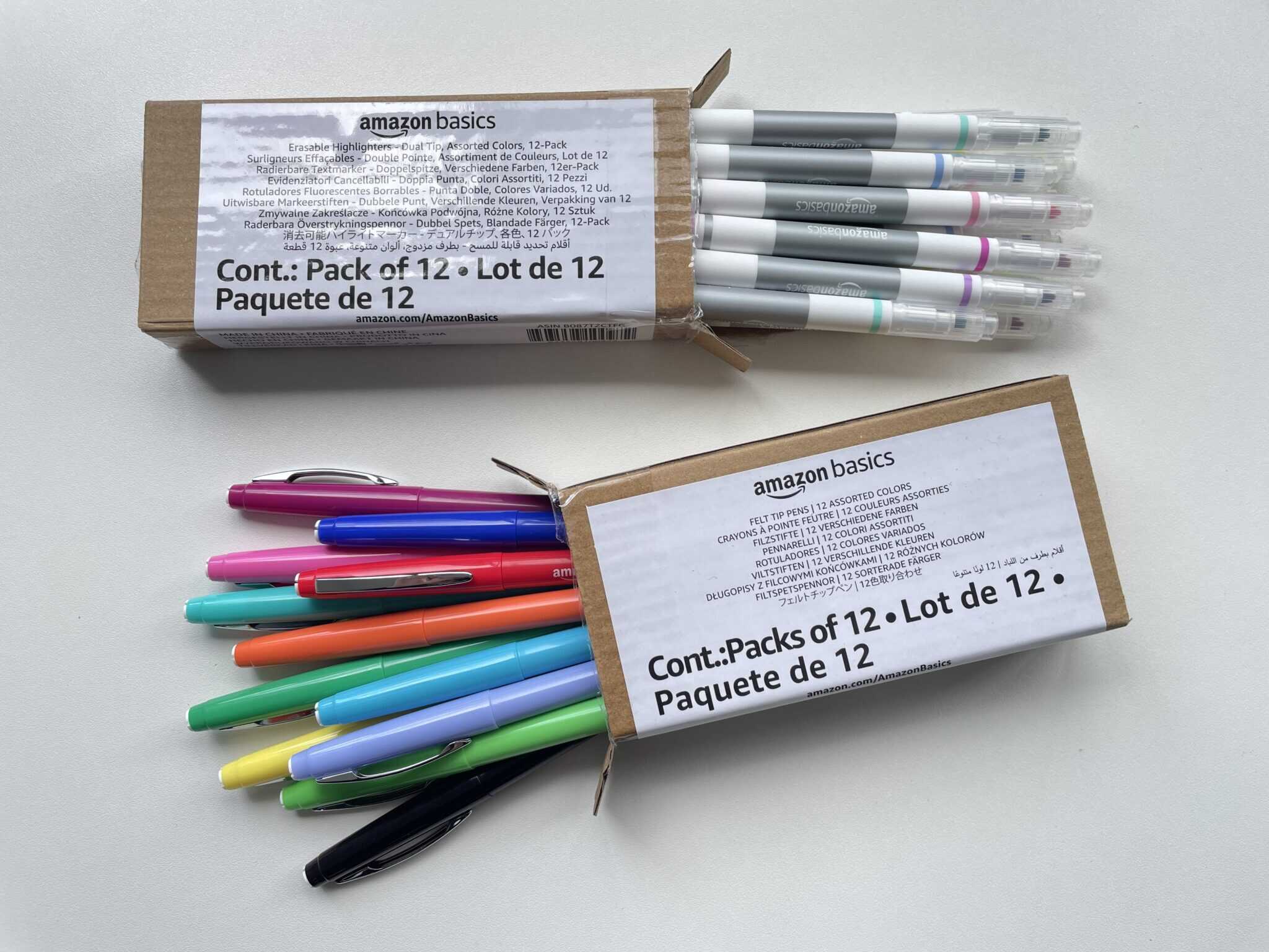 Is the Amazon Basics Stationery Range any good? Testing out the pens ...