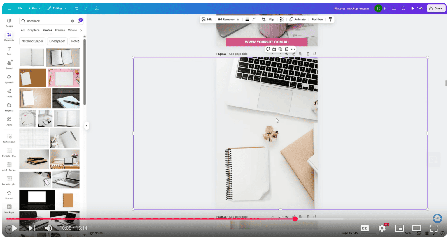 How to find the best stock images in Canva for Pinterest pins (and how ...