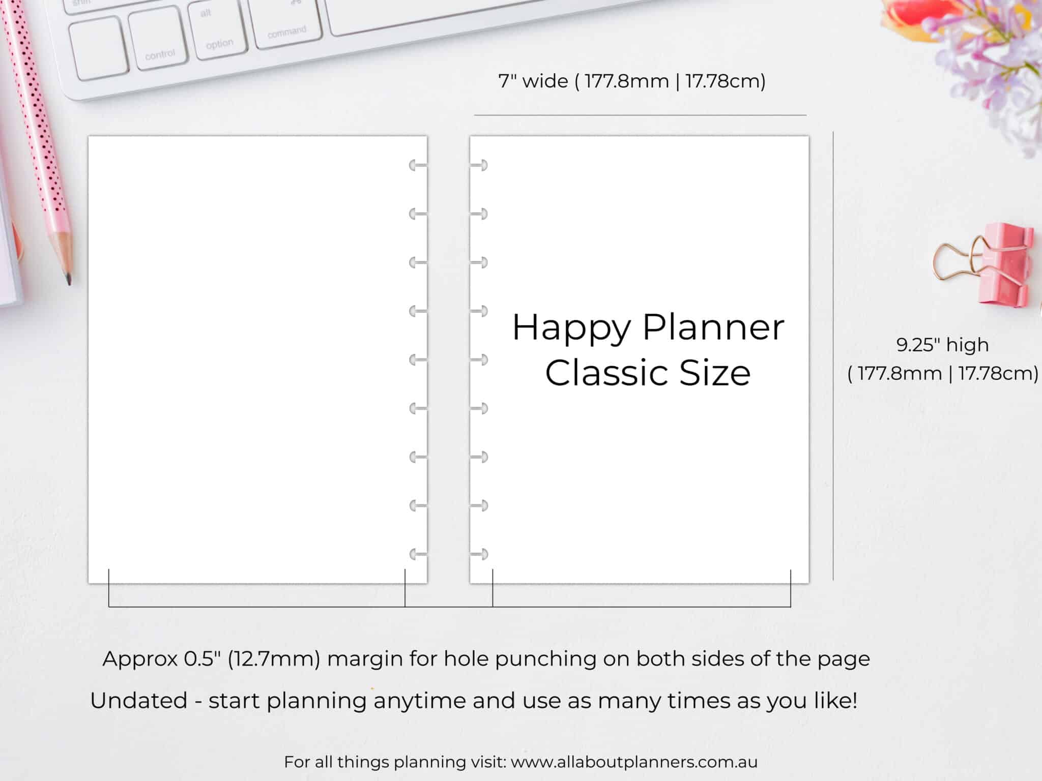 Create your own custom weekly planner with 52 layouts you can reuse ...
